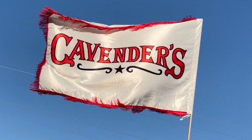 Flag | Premium Rodeo Grand Entry Flag – Cross Three